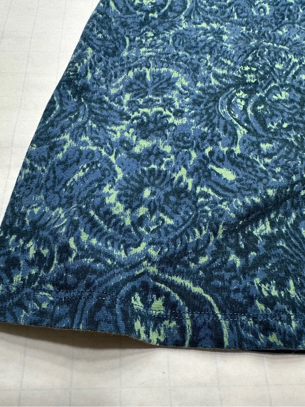 Patagonia | Dresses | Patagonia Margot Dress Blue Green Paisley Knit ...